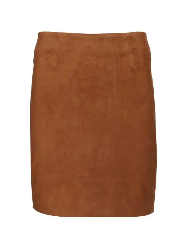 ROTATE BY BIRGER CHRISTENSEN Suede Mini Skirt