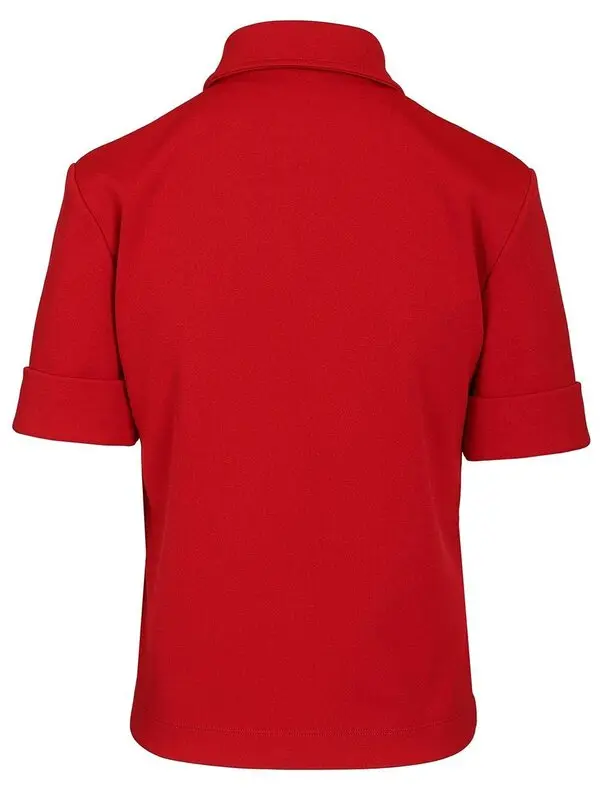 Miu Miu Technical Jersey Polo Shirt - Red