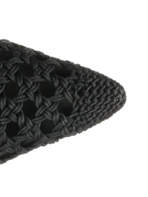 Jacquemus High Espadrille Mules With Ankle Laces