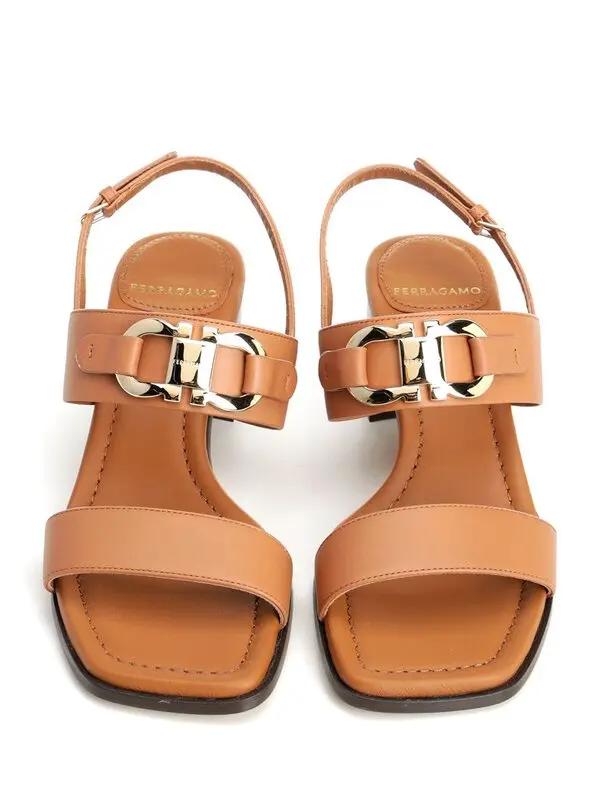 FERRAGAMO Gancini Ornament Sandal