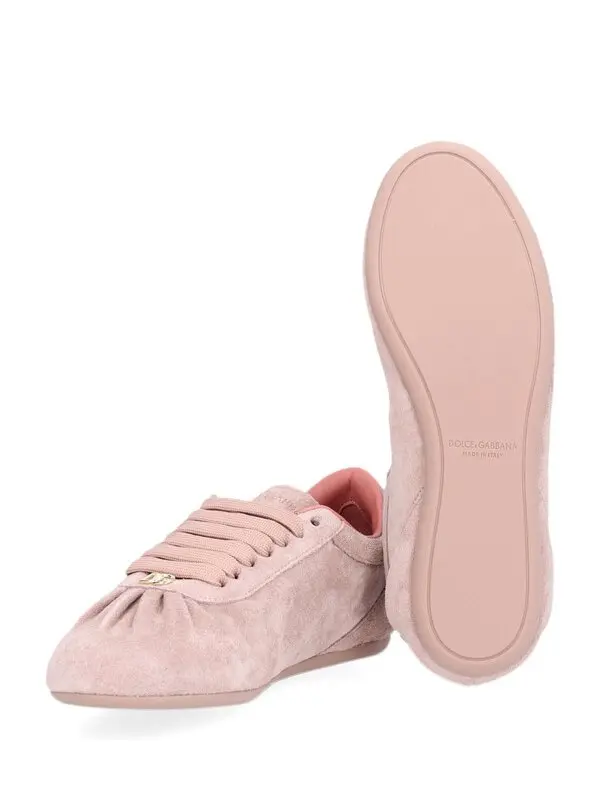 Dolce & Gabbana Ballet Sneaker In Suede
