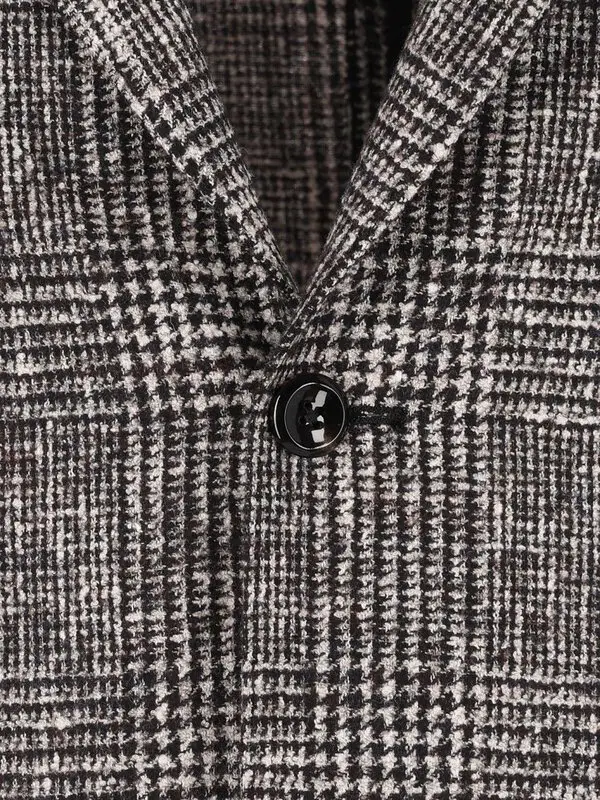 Tagliatore Prince Of Wales Alpaca Blazer