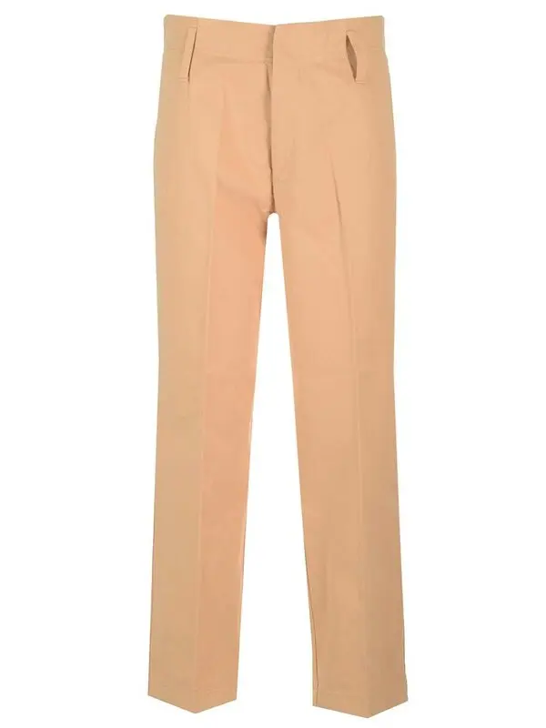 FORTE_FORTE Twill Cotton Chino Pants - Cream