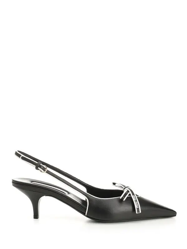 Miu Miu Slingback Décolleté In Nappa
