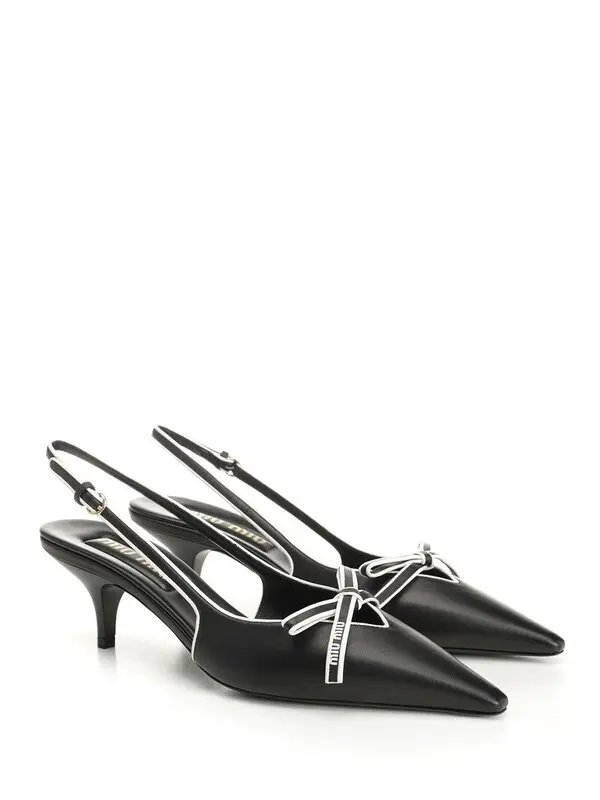 Miu Miu Slingback Décolleté In Nappa