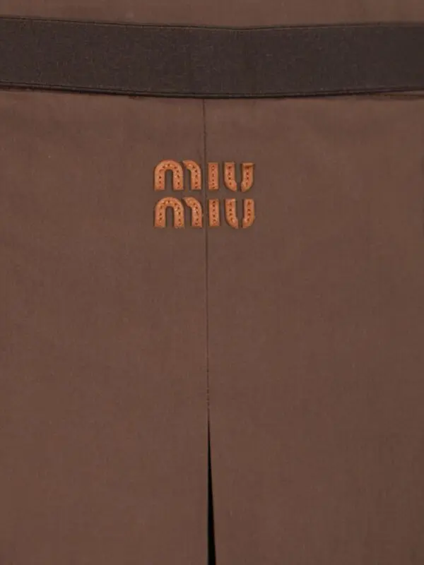 Miu Miu Gabardine Mini Skirt