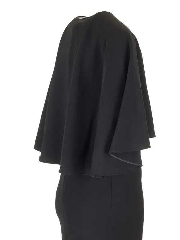 Chloé Cape Sleeves Mini Dress