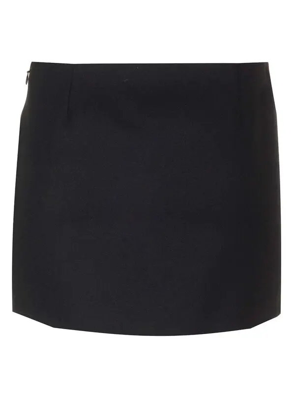 Givenchy Wool Mini Skirt With 4g Detail