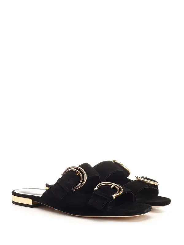 Chloé Alize Flat Double C Buckle Sleepers