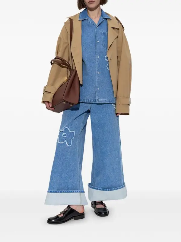 Marni Denim Shirt With Applique