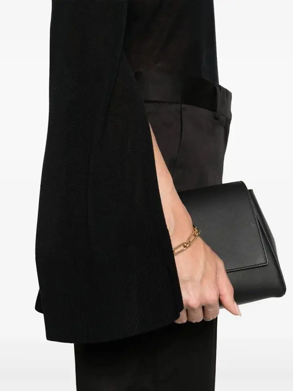 TOTEME Turtleneck With Sleeve Slits In Lyocell And Cashmere