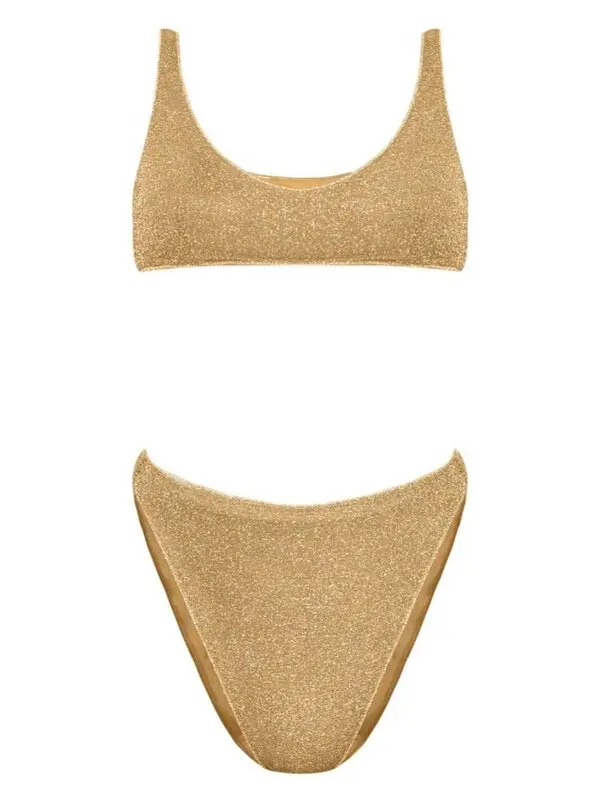 Oseree Sporty Metallic Bikini Set