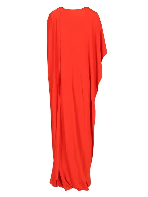 Stella McCartney Asymmetrical Cape Maxi Dress
