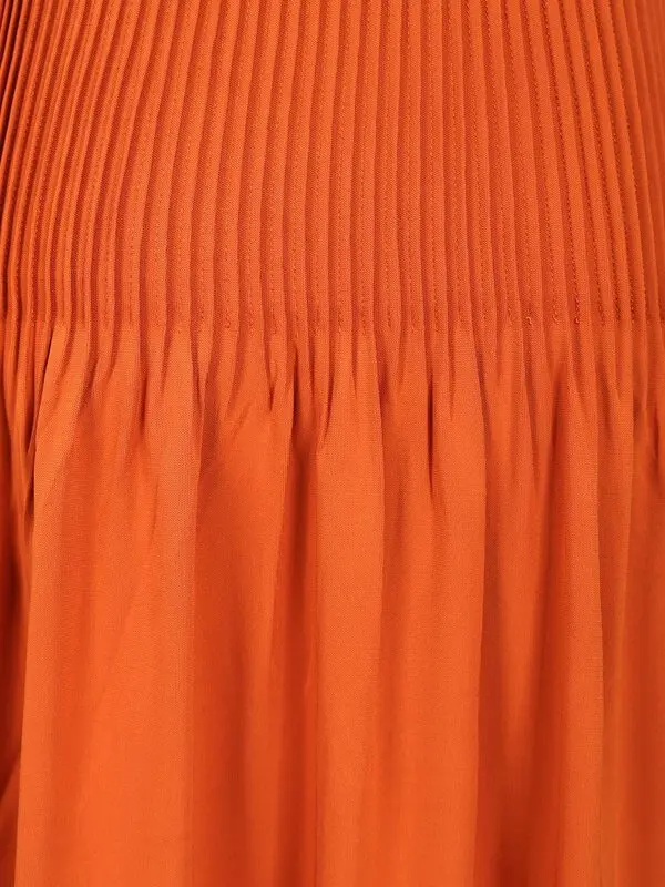 TOTEME Pleated Jersey Dress