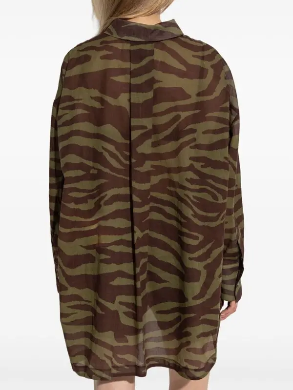 Attico Zebra Print Shirt