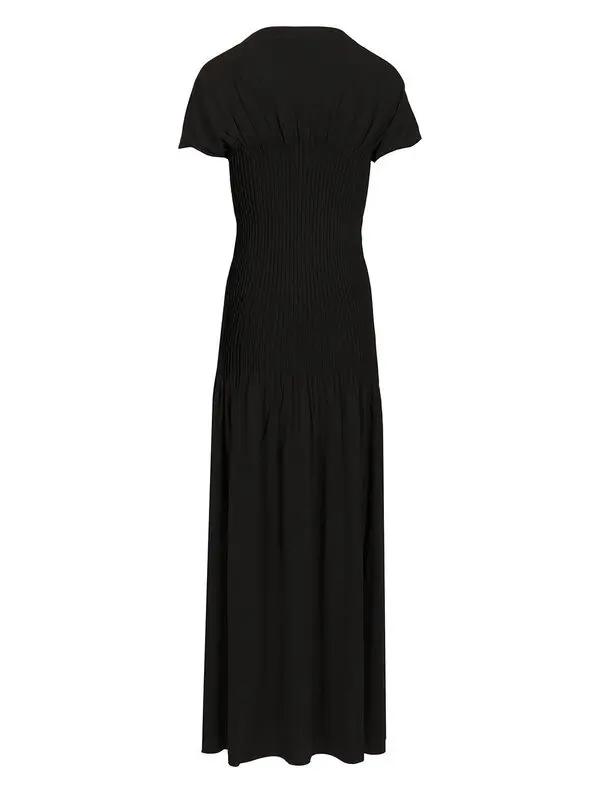 TOTEME Pleated Jersey Dress