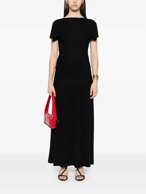 TOTEME Pleated Jersey Dress