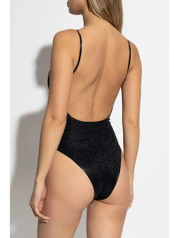 Oseree Lurex One-piece Swimsuit