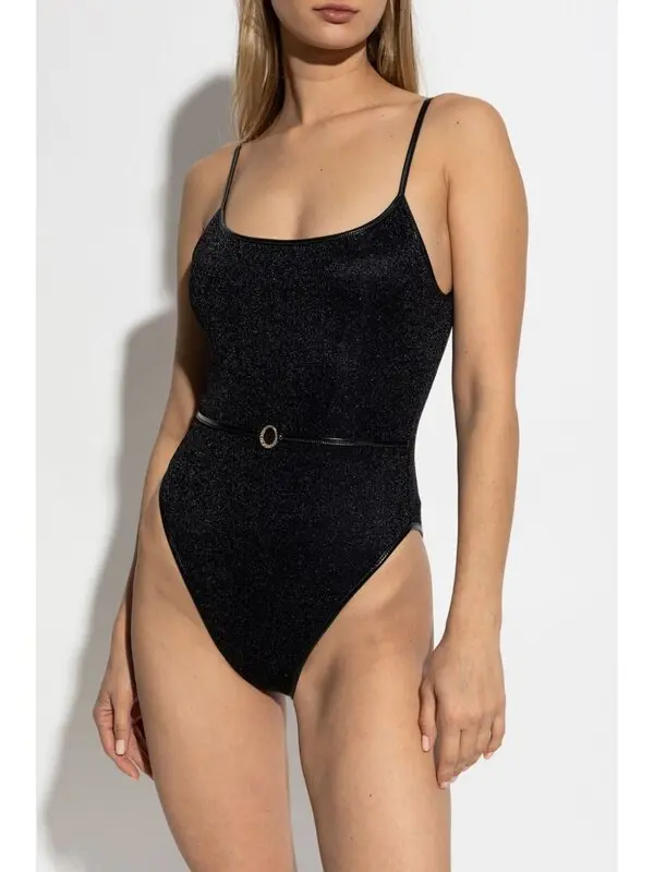 Oseree Lurex One-piece Swimsuit