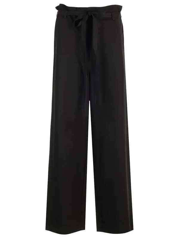 TOTEME Fluid Tie-waist Wide-leg Trousers