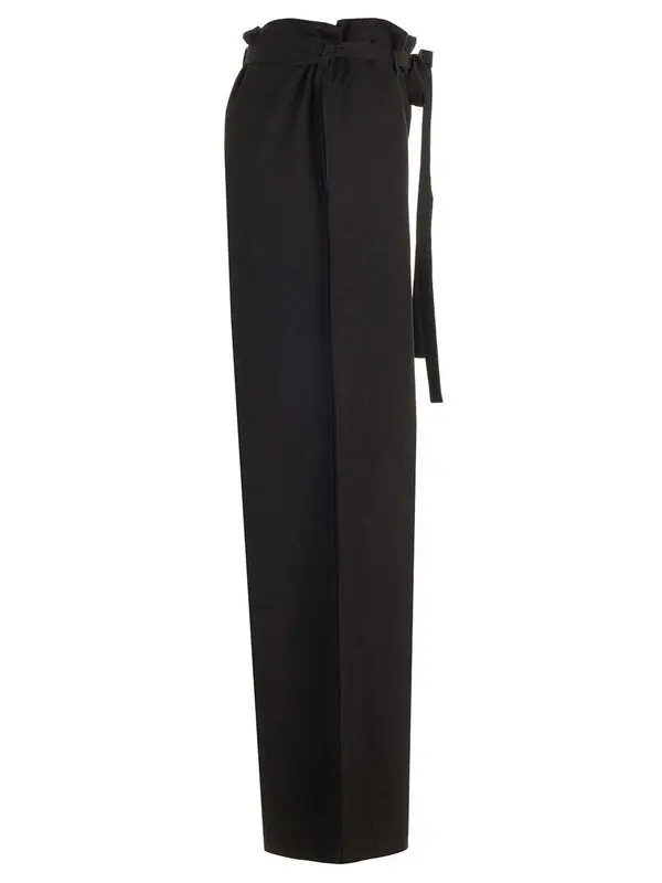TOTEME Fluid Tie-waist Wide-leg Trousers