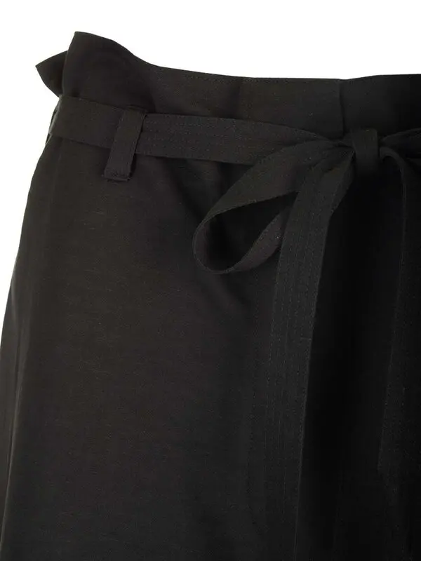 TOTEME Fluid Tie-waist Wide-leg Trousers