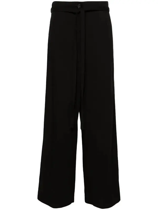 TOTEME Fluid Tie-waist Wide-leg Trousers
