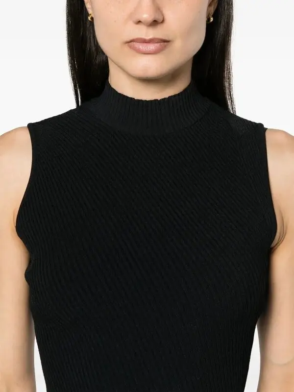 TOTEME Asymmetric Knit Top White