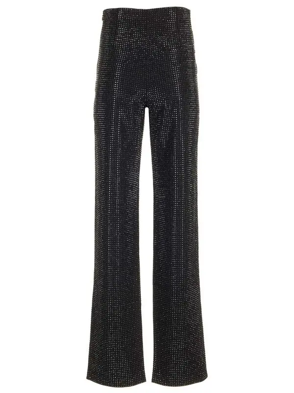 Roland Mouret Embellished Boot Cut Trousers