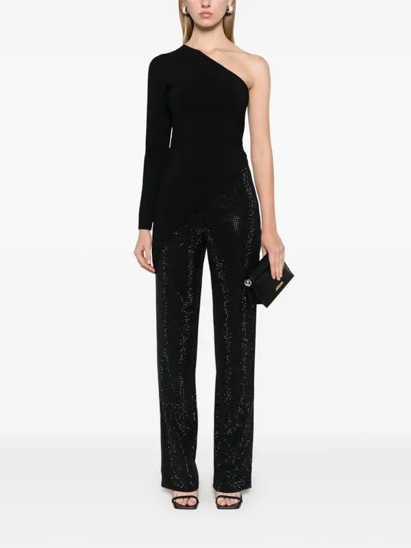 Roland Mouret Embellished Boot Cut Trousers