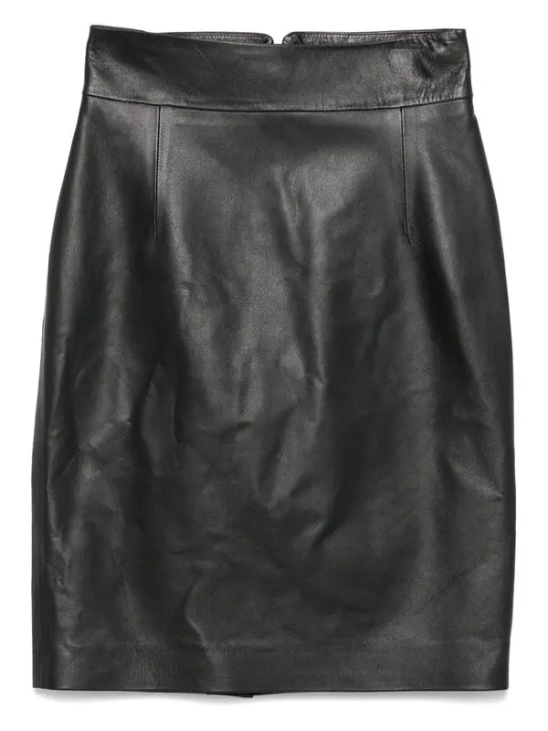Tagliatore Suede Midi Skirt