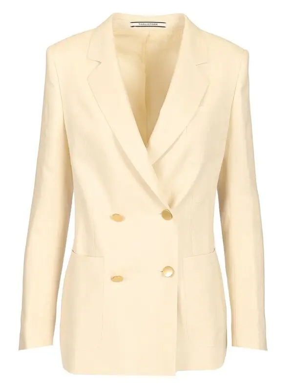 Tagliatore Nayade Double-breasted Linen Blazer