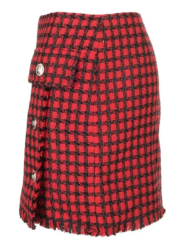 Versace Tweed Mini Skirt