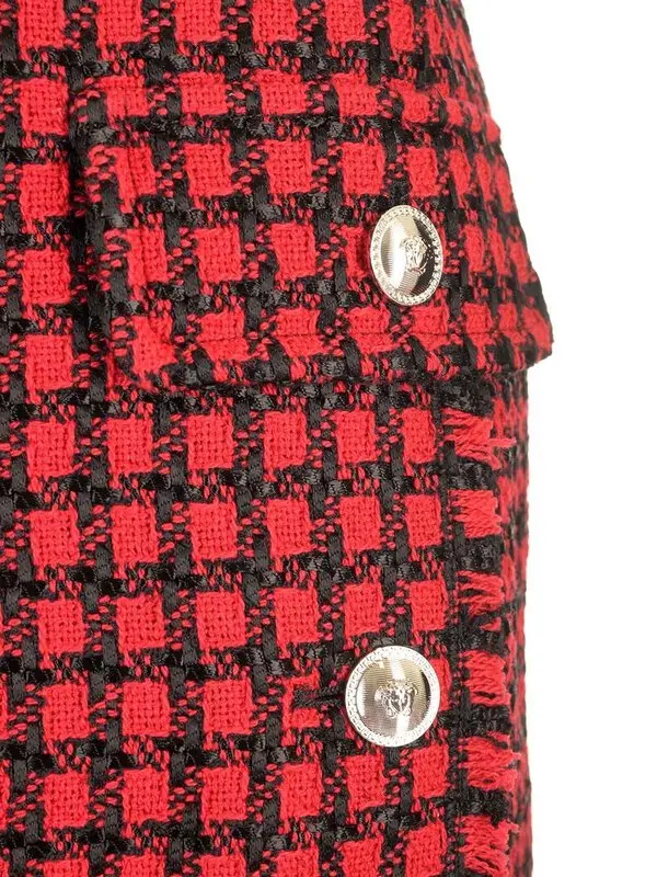 Versace Tweed Mini Skirt