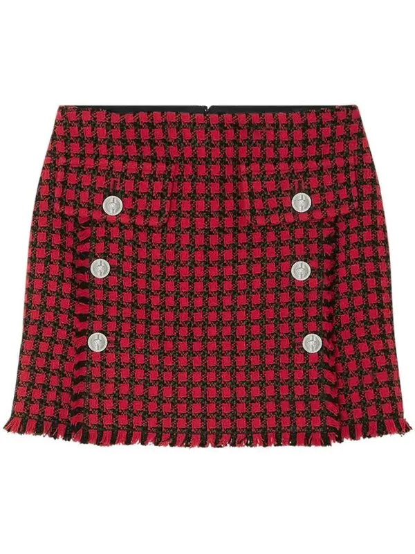 Versace Tweed Mini Skirt