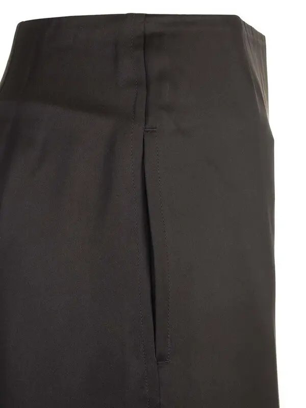 TOTEME Paneled Satin Midi Skirt