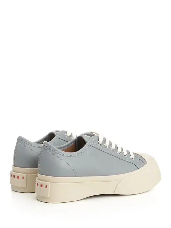 Marni Pablo" Nappa Leather Lace-up Sneakers With Platform Sole - Blue
