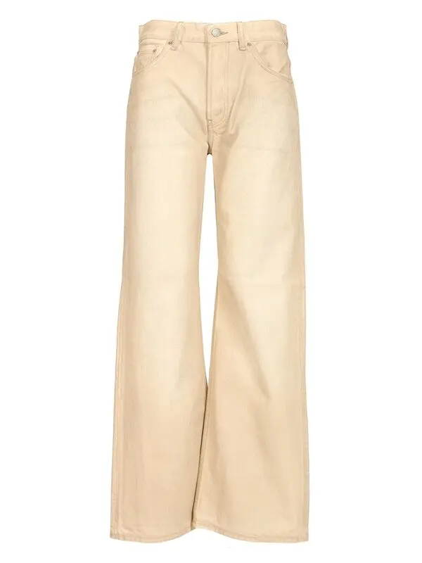 Acne Studios Wide Leg Jeans - Cream