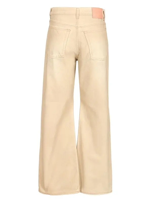 Acne Studios Wide Leg Jeans - Cream