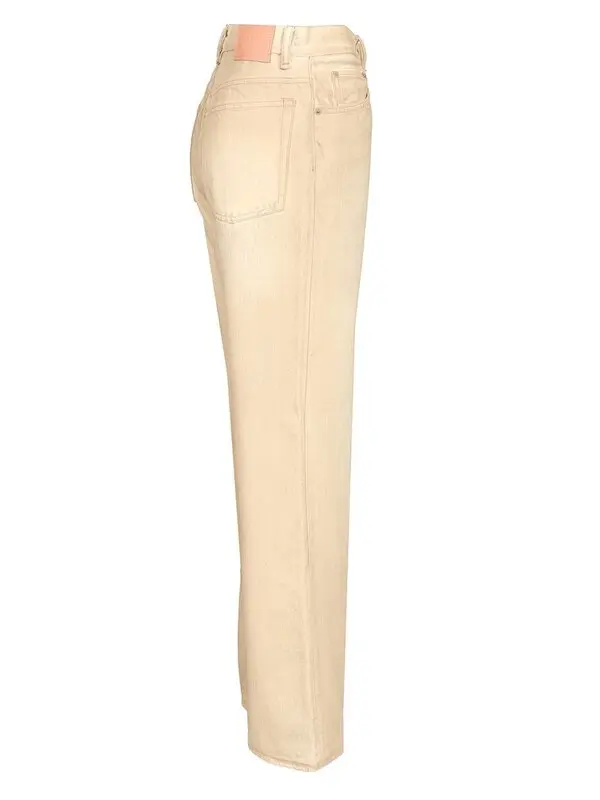 Acne Studios Wide Leg Jeans - Cream