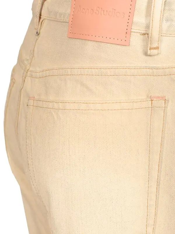 Acne Studios Wide Leg Jeans - Cream