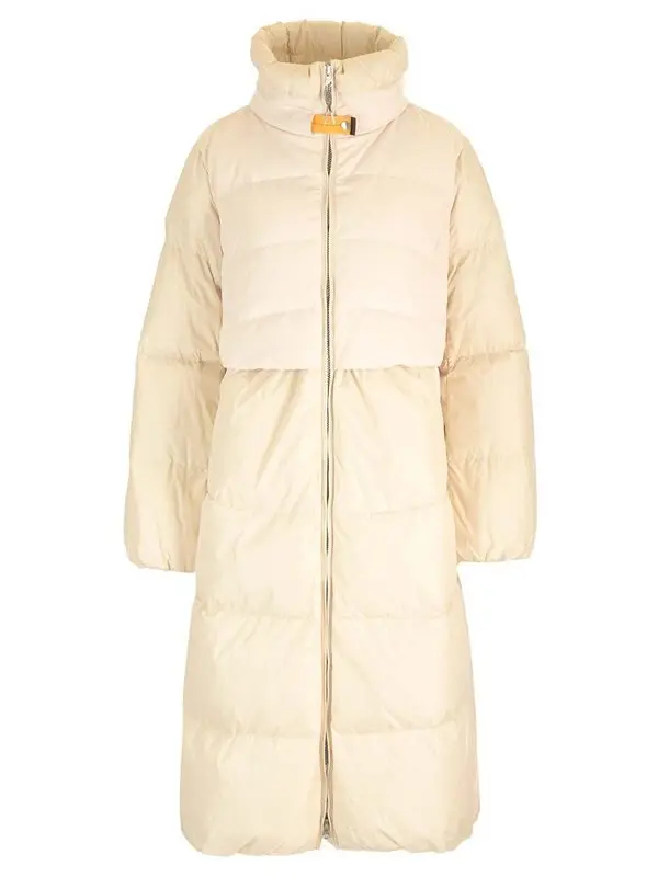 PARAJUMPERS Eyma Long Bomber Jacket - White