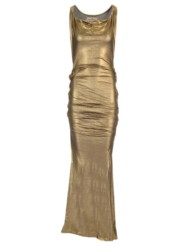 VIVIENNE WESTWOOD Liz Jersey Dress - Gold