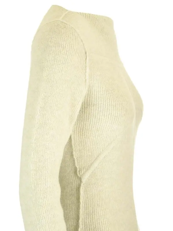 Rick Owens Ribbed Knit Mermaid Dress - Green