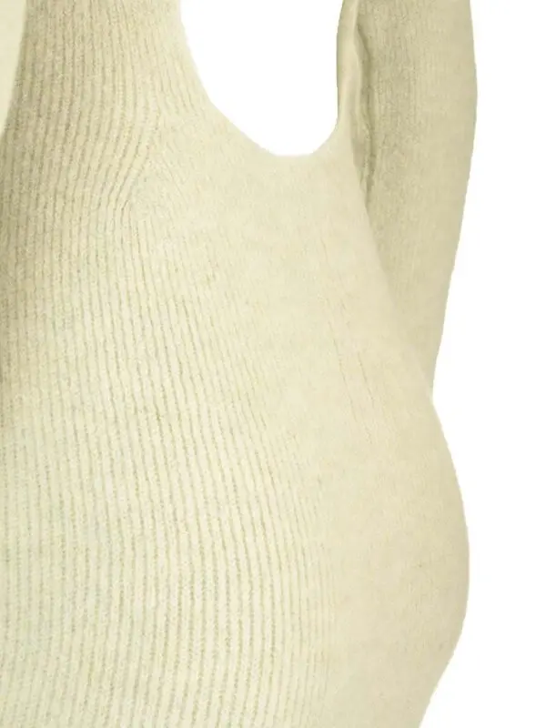 Rick Owens Ribbed Knit Mermaid Dress - Green