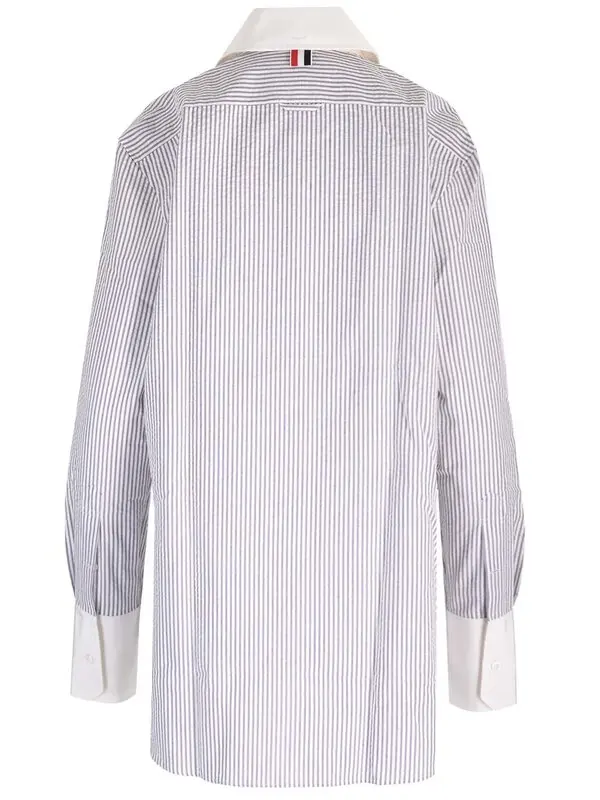 Thom Browne Seersucker Long Shirt