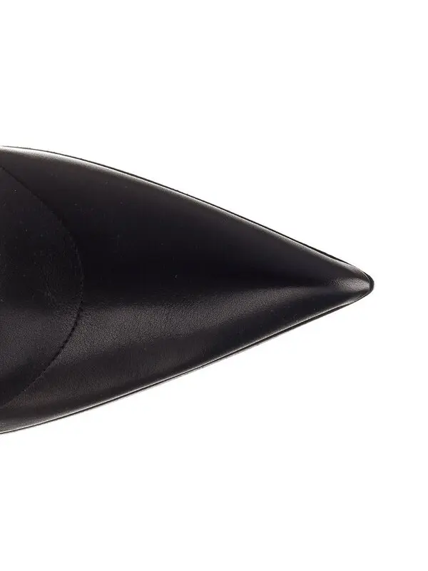 Loewe Comic" Pump With Folding Heel - Black