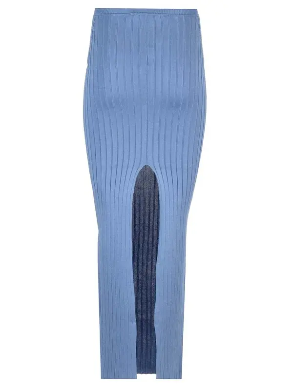 Marni Long Celestial Ribbed Skirt
