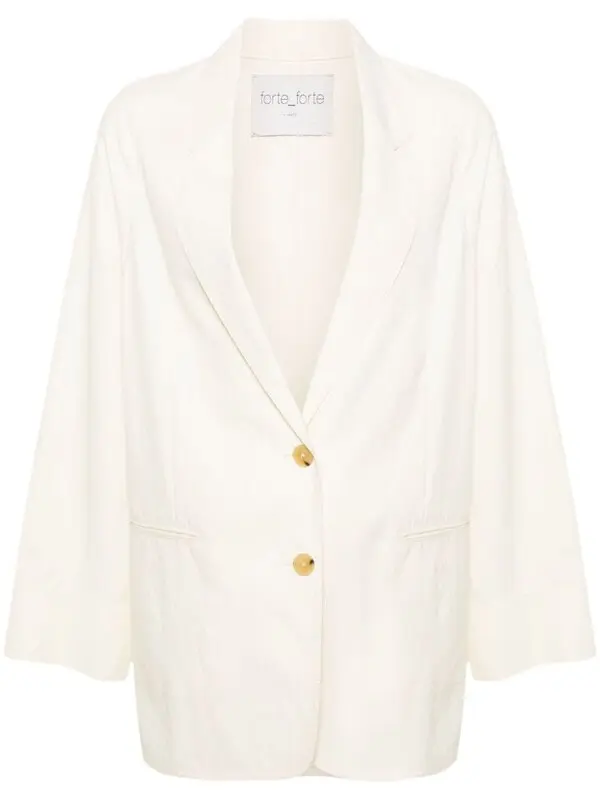 FORTE_FORTE Twill Blazer