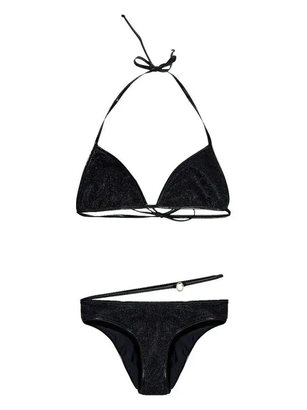 Oseree Metallic Triangle Two-piece Swimsuit